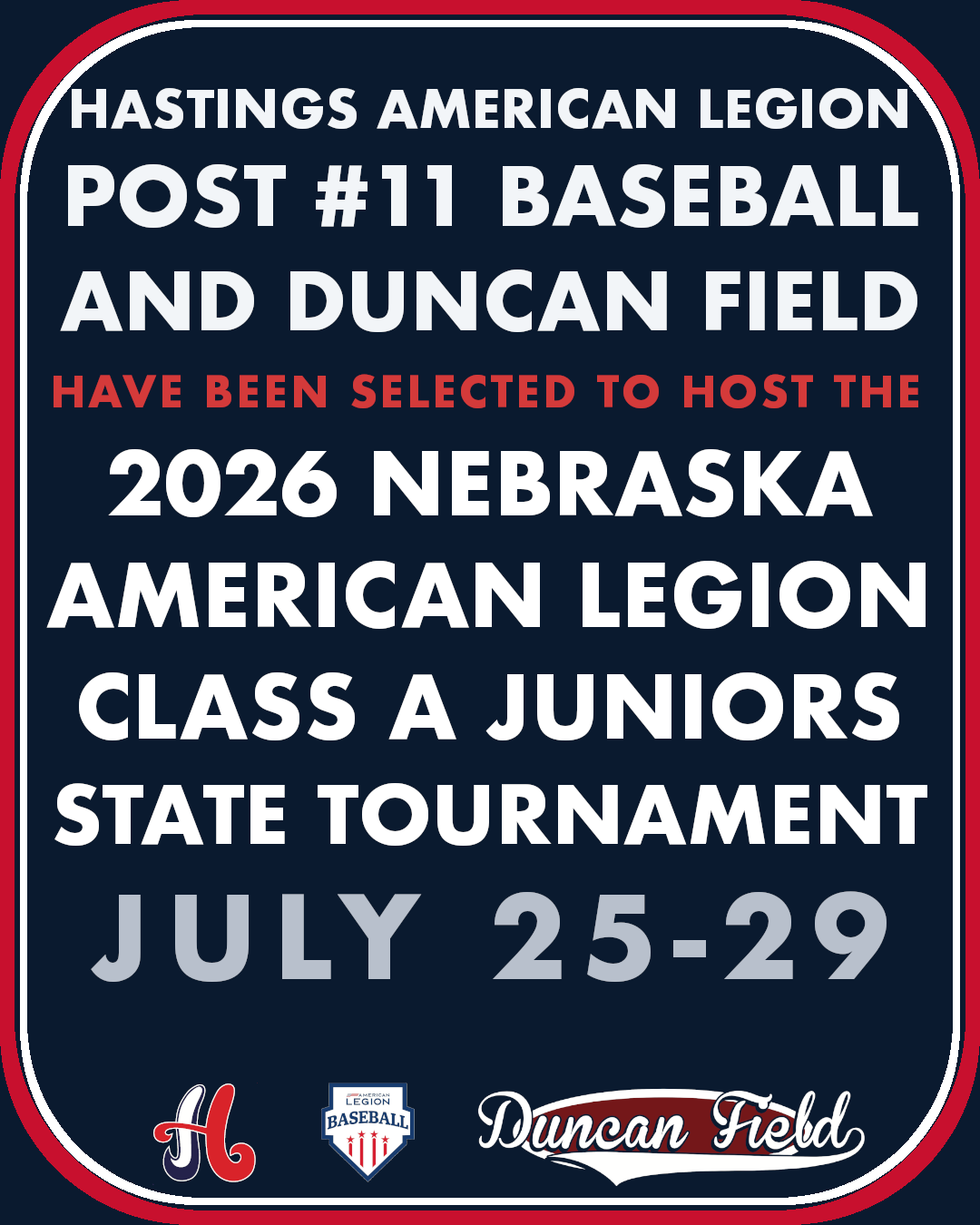 2026 Nebraska American Legion Class A Juniors State Tournament ...